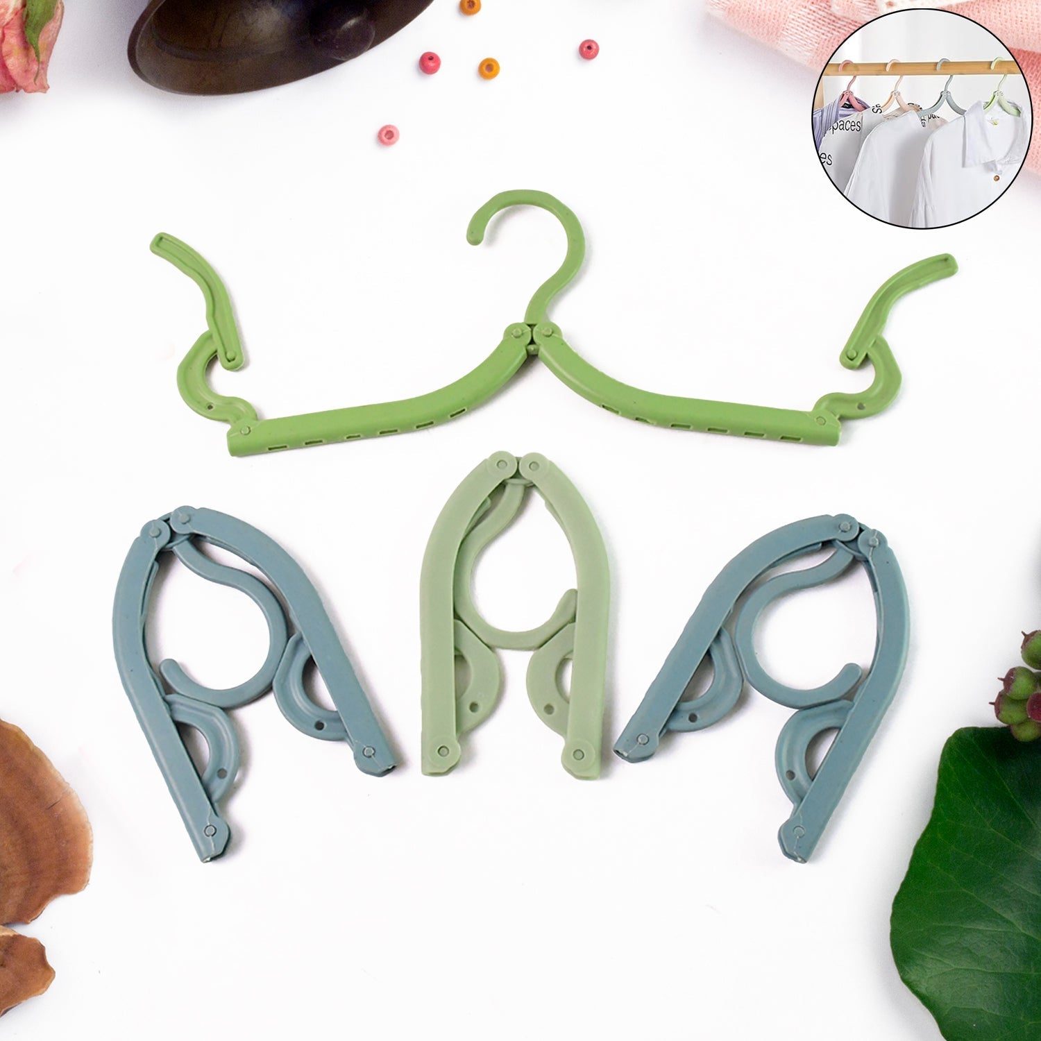 Travel Hangers, Portable Folding Clothes Hangers (4 Pc / Big) – Sky Shopy
