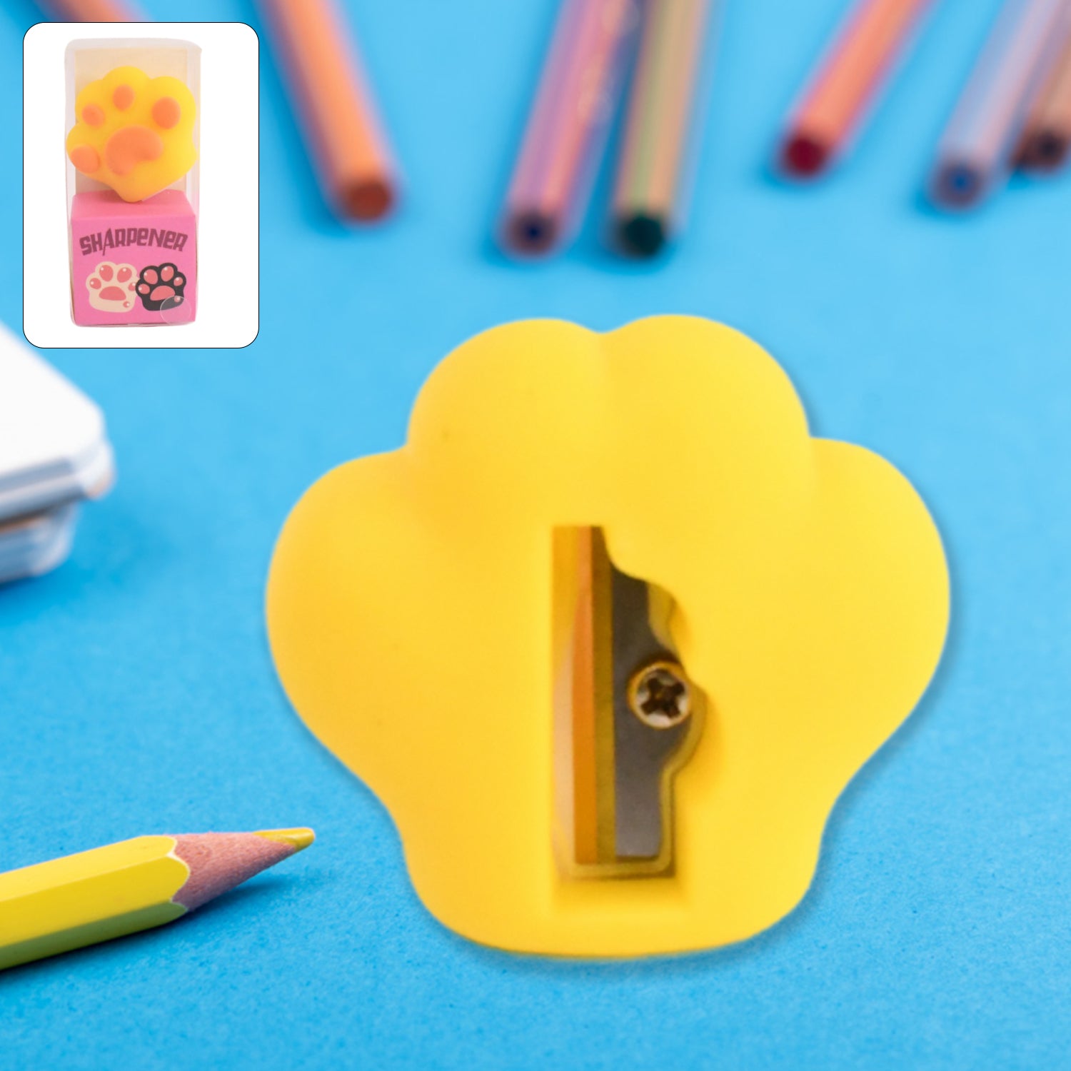 2 in 1 Pencil Sharpener & Eraser for Kids, Fancy Sharpeners – Sky Shopy