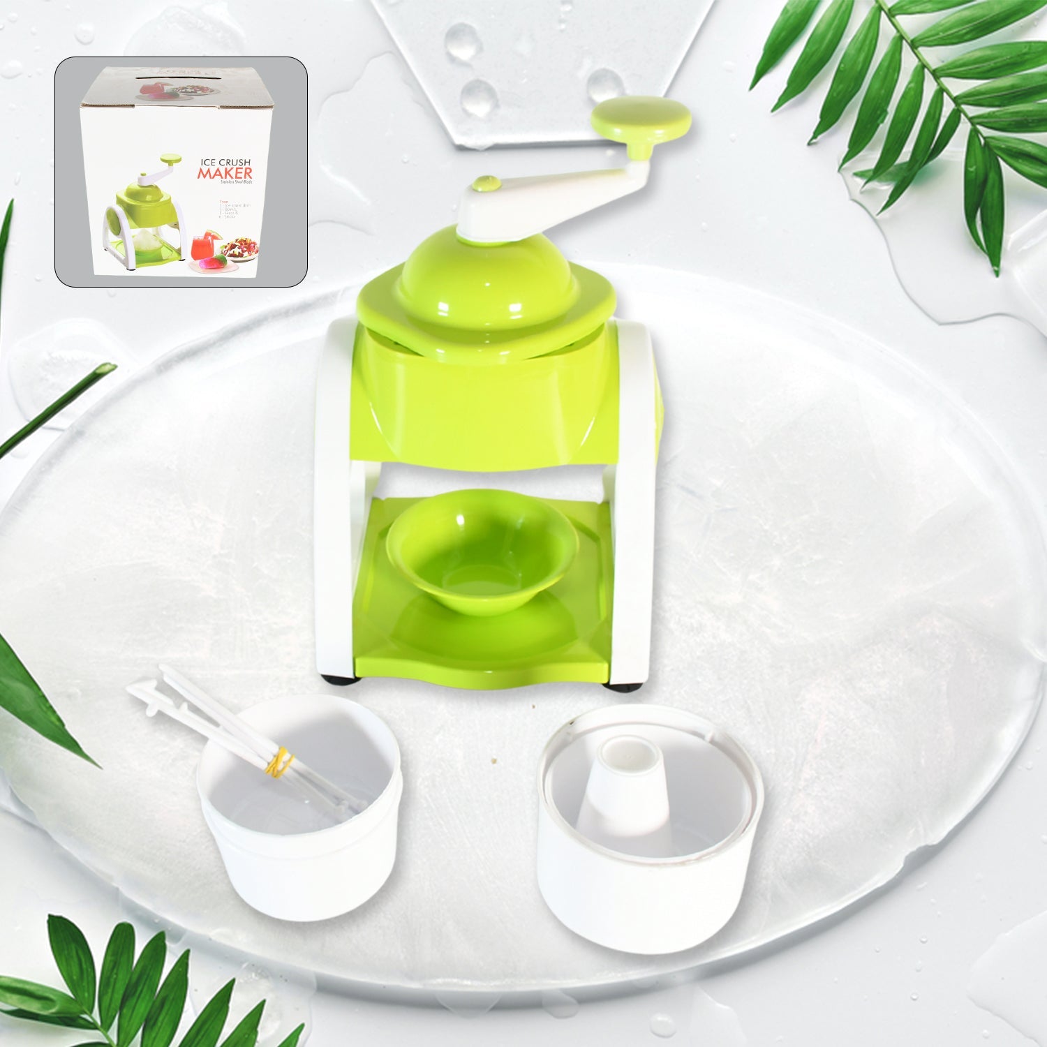 8202 Miracle Small Plastic Ice Gola Maker Ice snowmaker Machine | Ice ...