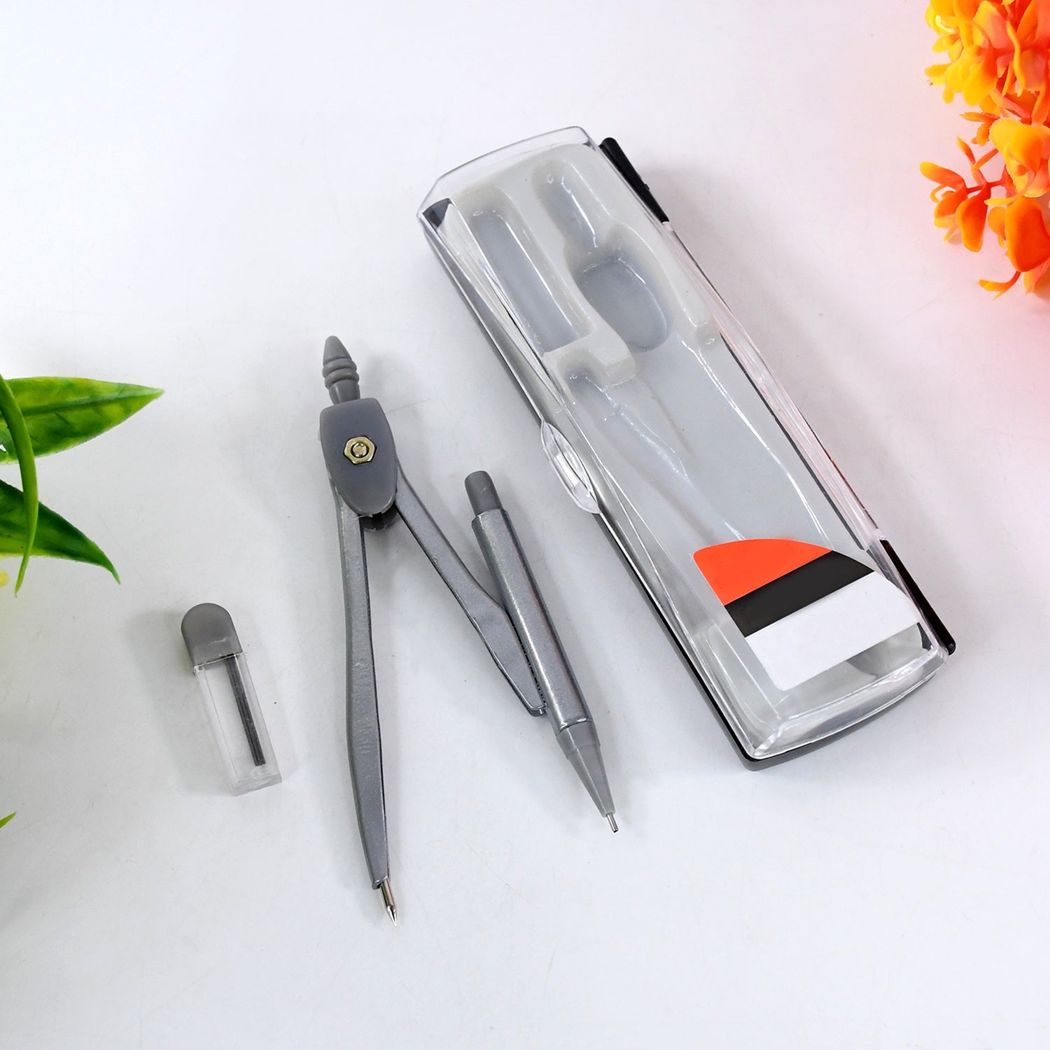 4-in-1 Premium Geometry Compass Set for Students and Professionals ...