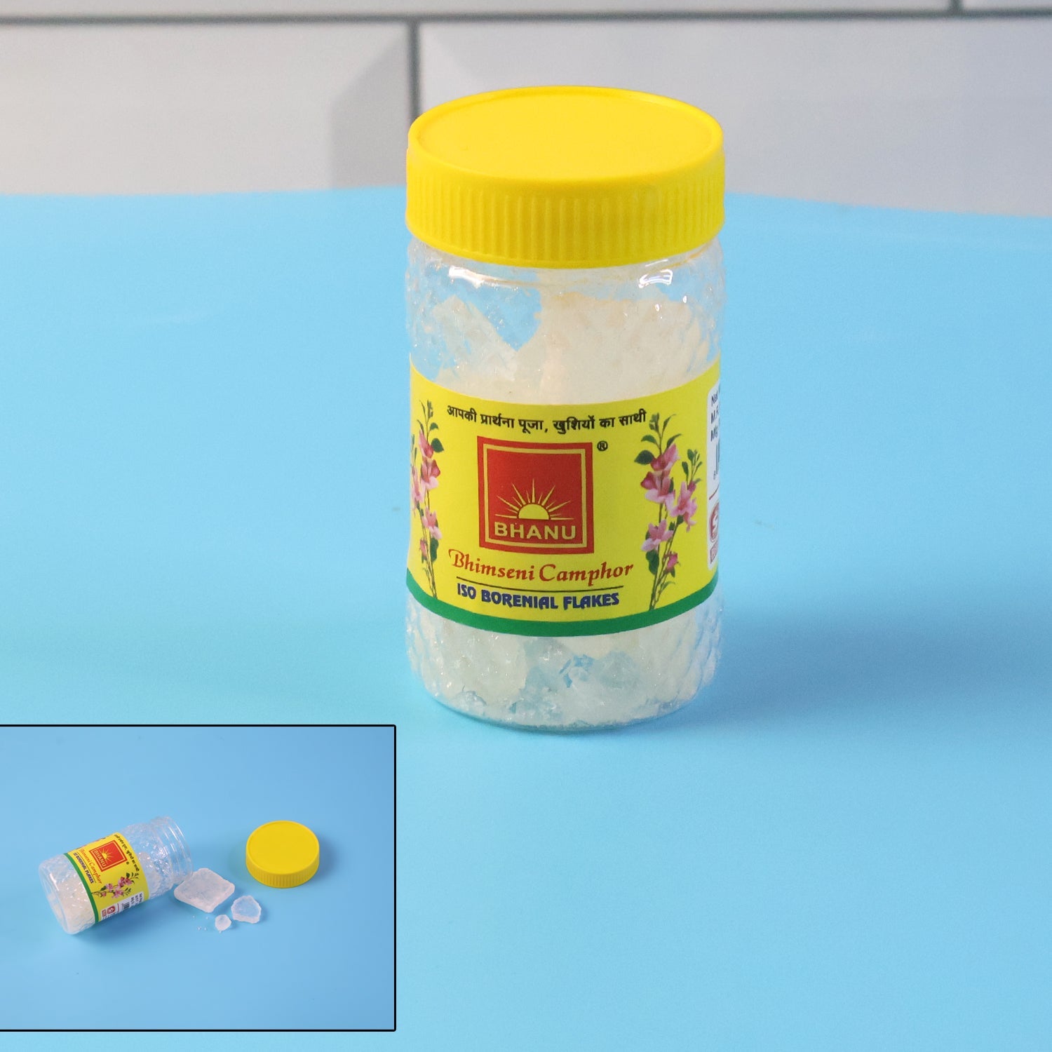 Premium Bhimseni Camphor ISO Borneol Flakes (20gm / 1 Pc) – Sky Shopy
