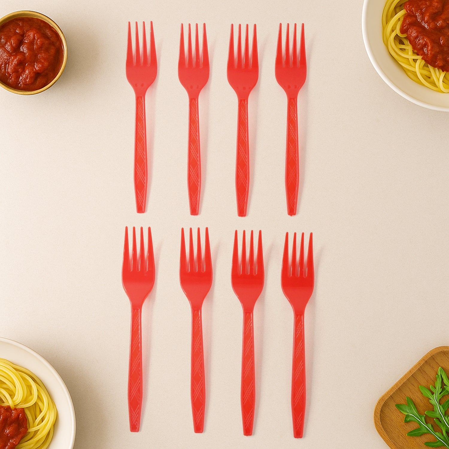 Premium Disposable Plastic Forks (1 Pc) – Sky Shopy