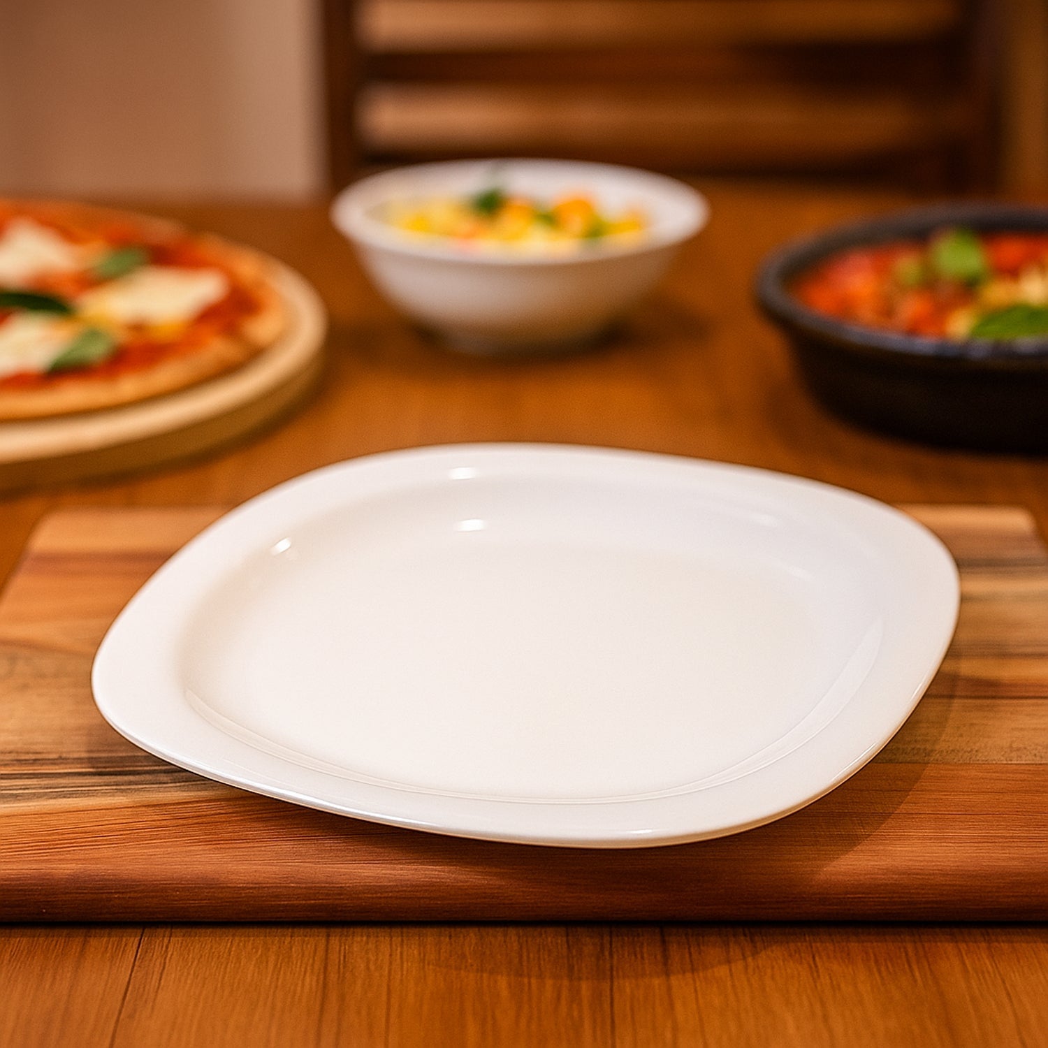 Premium Square Dinner Plate (32 cm / 1 Pc) – Sky Shopy