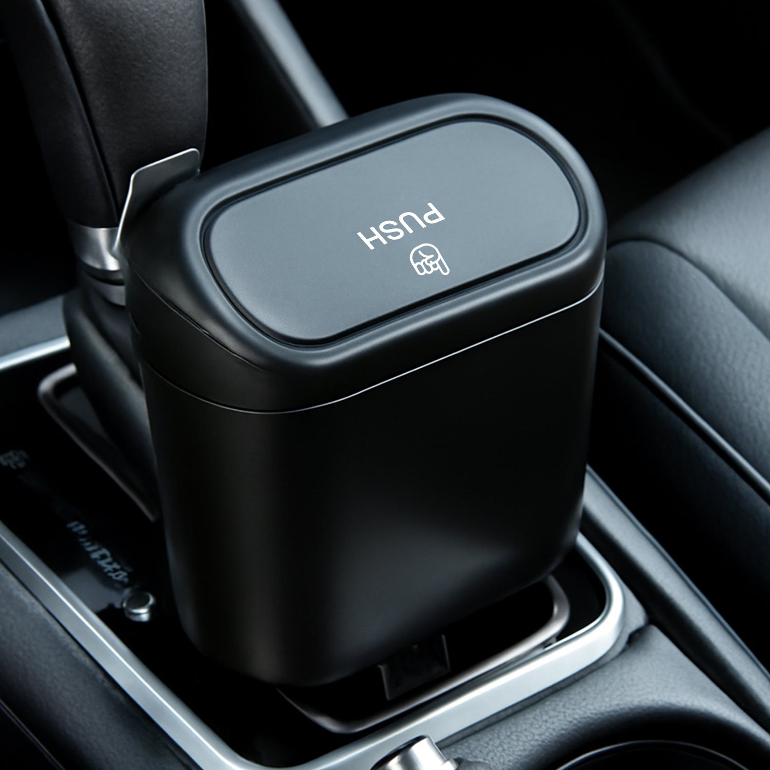 Plastic Mini Car Trash Can / Bin with Lid (1 Pc / With Brown Box) – Sky ...