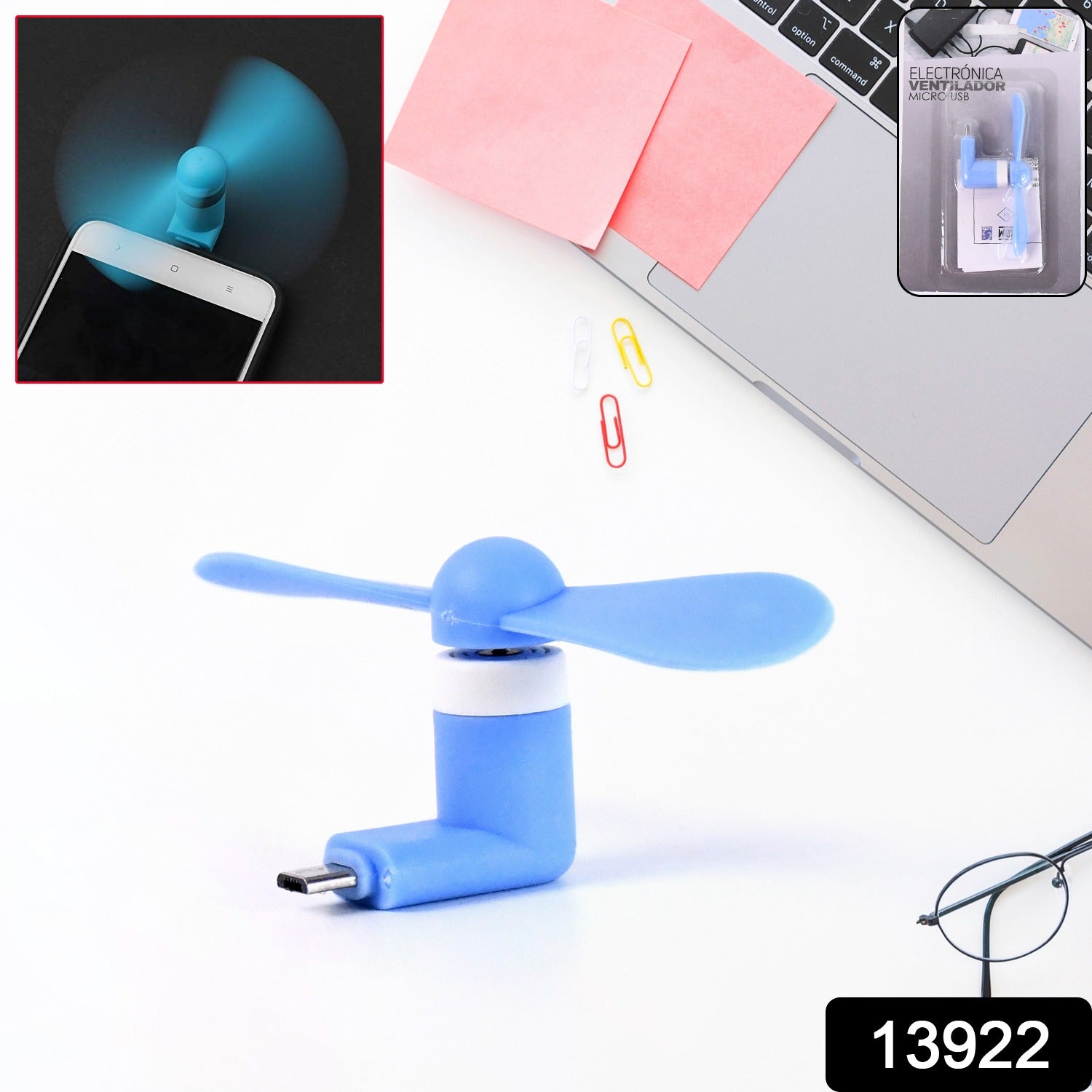 Micro Android USB Mini Fan Flexible USB Fan | Mobile Accessories – Sky ...