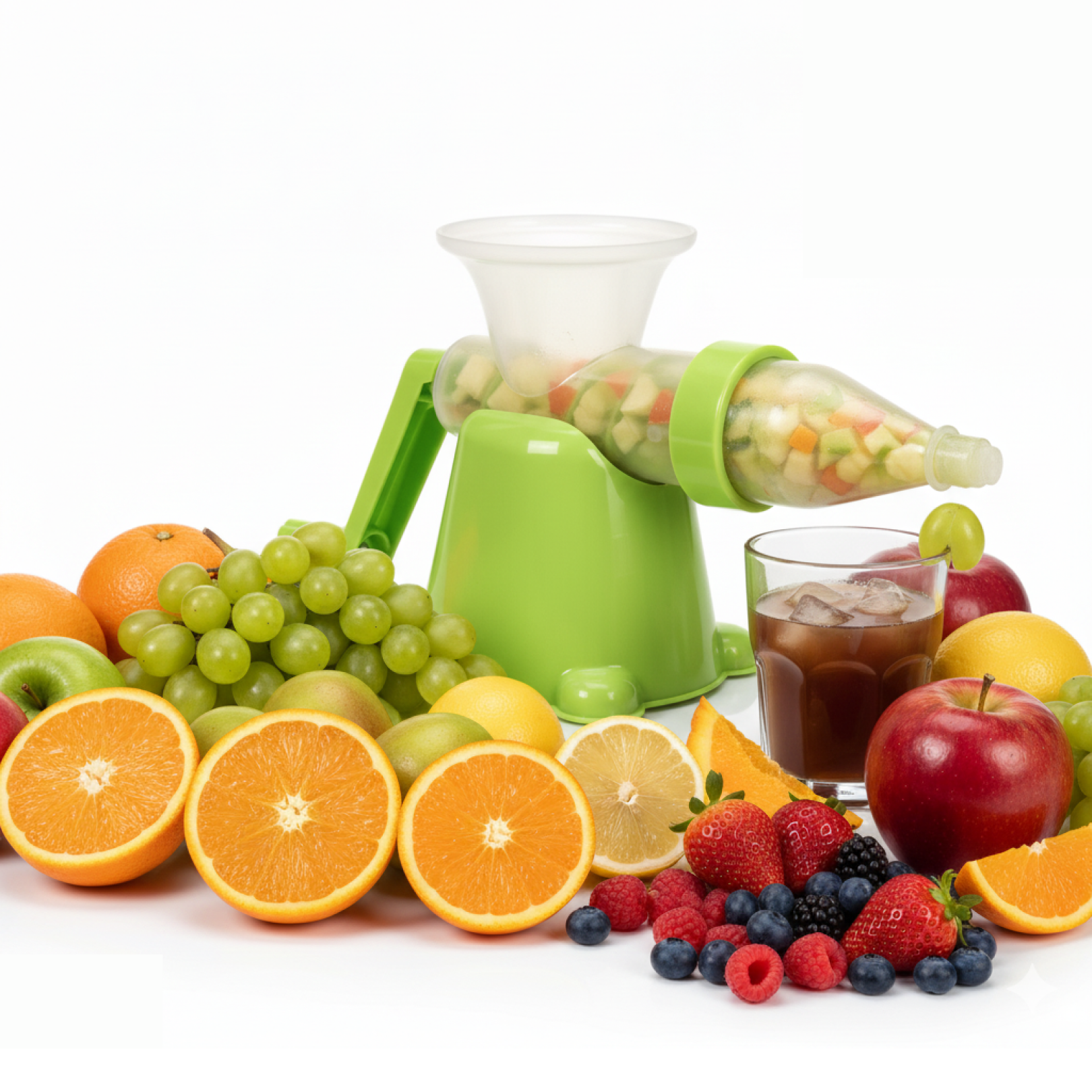 Manual Juicer Modern Plastic Fruit and Vegetable Juicer (1 Pc / Bowl N ...