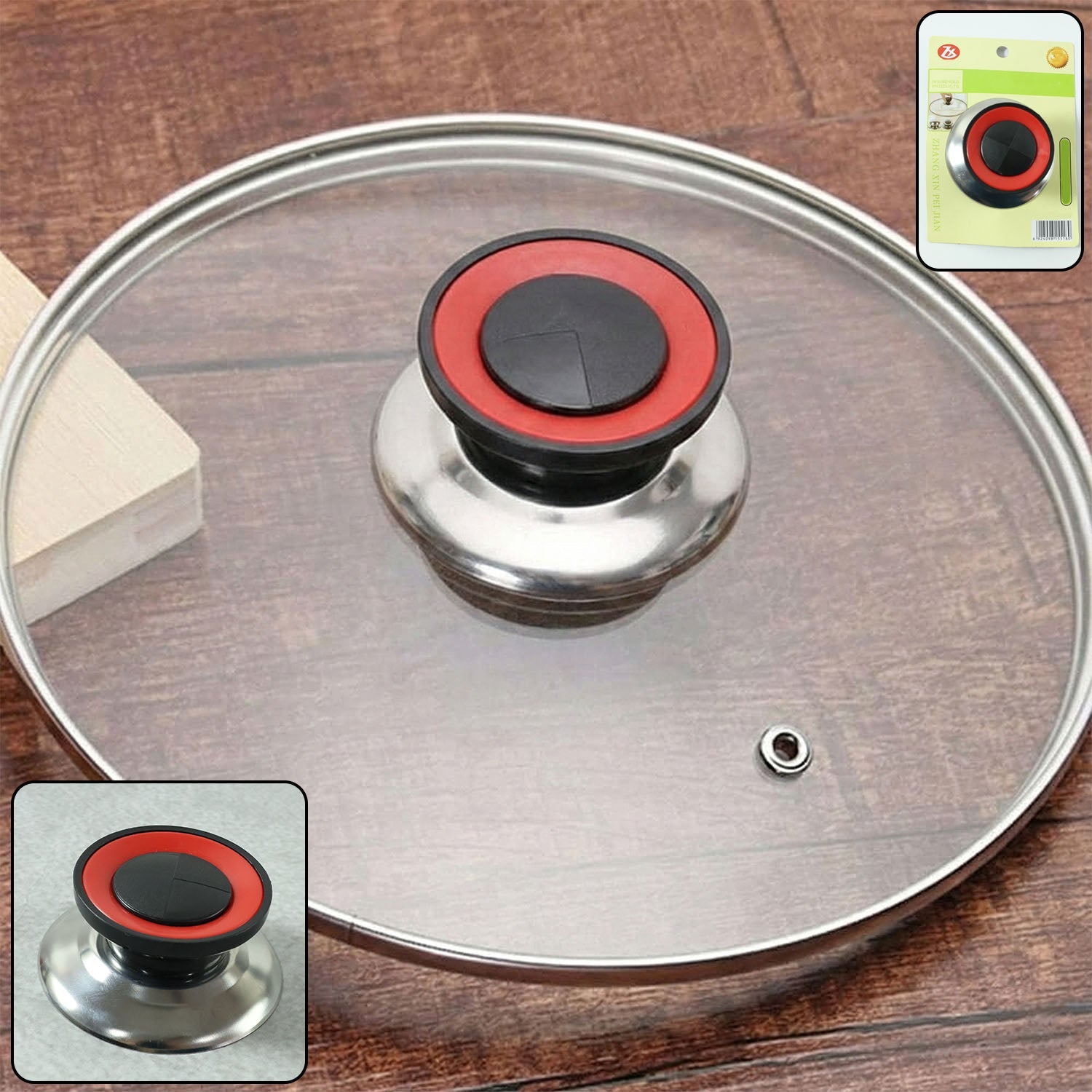 Transparent Heat-Resistant Glass Cooking Lid (1 Pc) – Sky Shopy