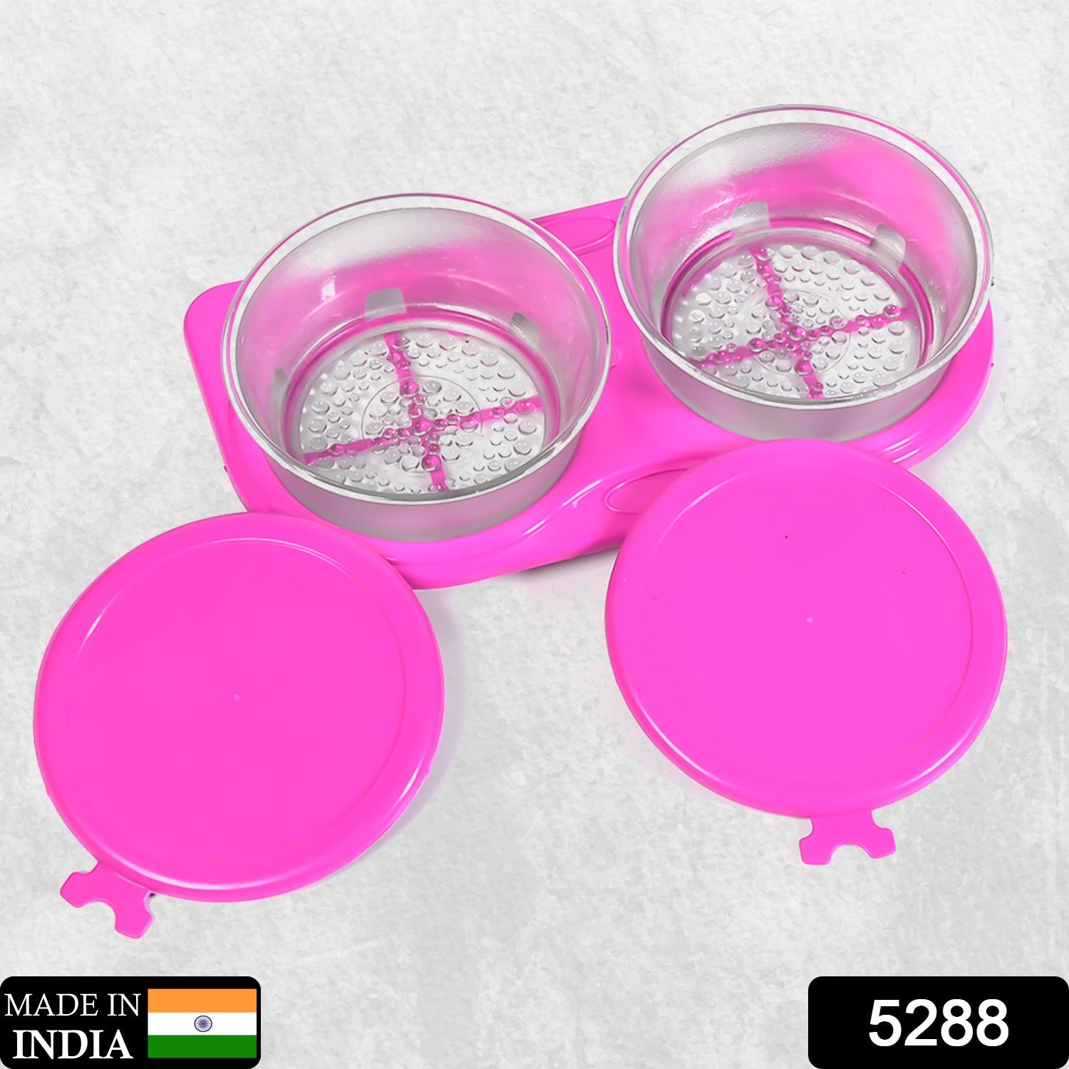 5288 Crackle Jar With Tray Classic Design Serving – Sky Shopy